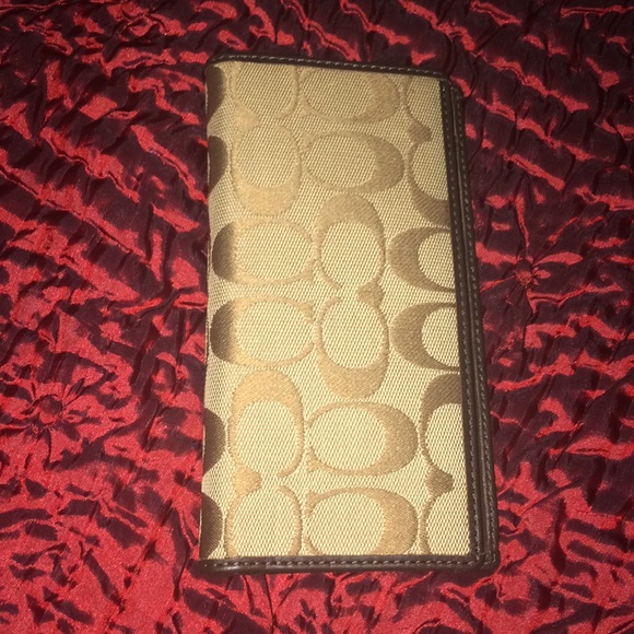 Coach | Bags | Coach Check Book Cover Almost New | Poshmark